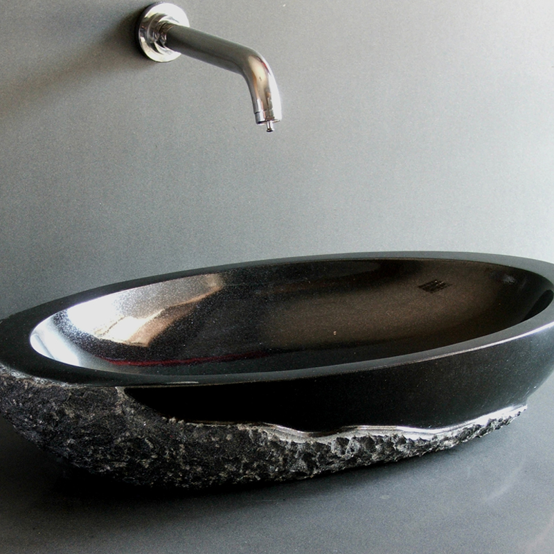Wholesale black stone sink from China