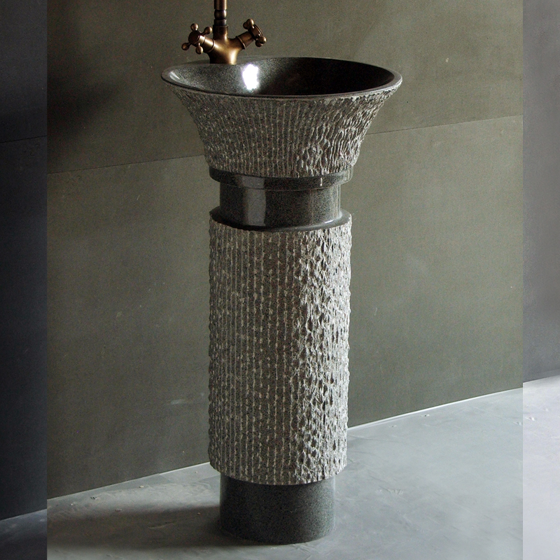 Black Granite Standing Basin