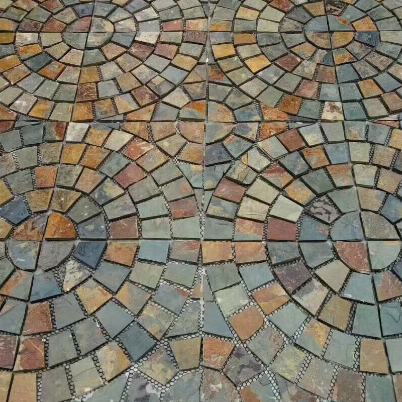 Back Mesh Slate Tile