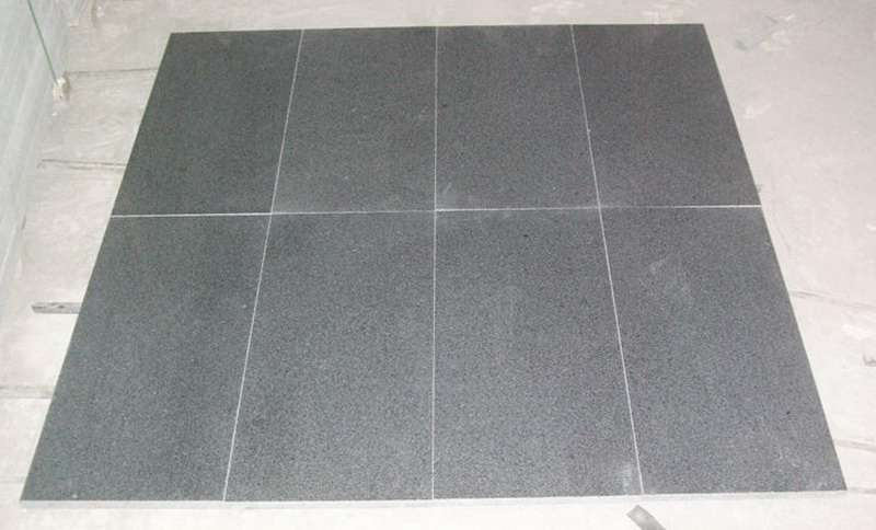 Padding Dark China Grey G654 Granite Flooring Tile