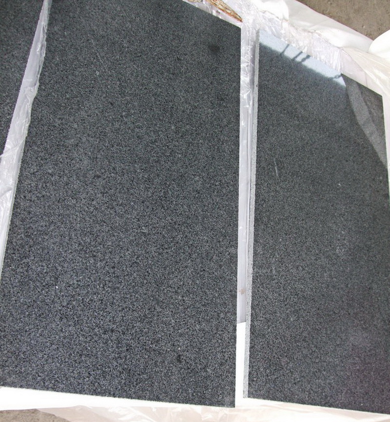 Padding Dark China Grey G654 Granite Flooring Tile