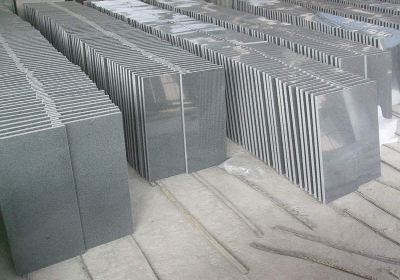 Padding Dark China Grey G654 Granite Flooring Tile