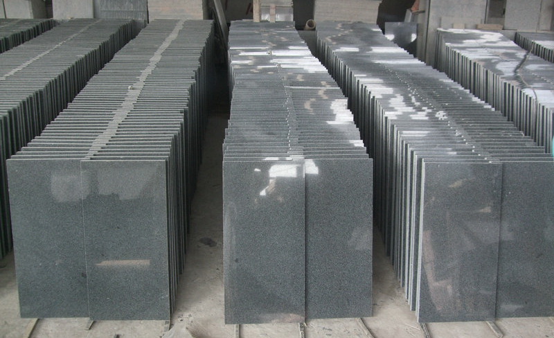 Padding Dark China Grey G654 Granite Flooring Tile