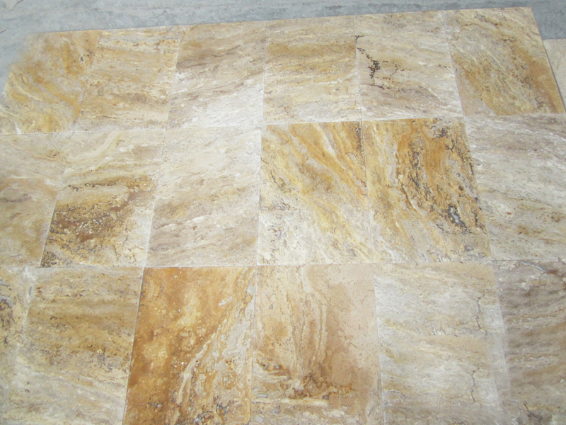 China yellow travertine stone