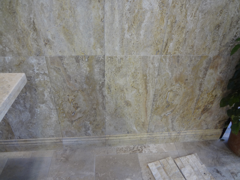 China yellow travertine stone