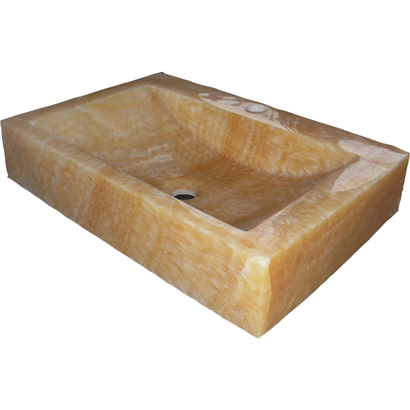 China Yellow Onyx sink honey onyx basin Newstar Stone